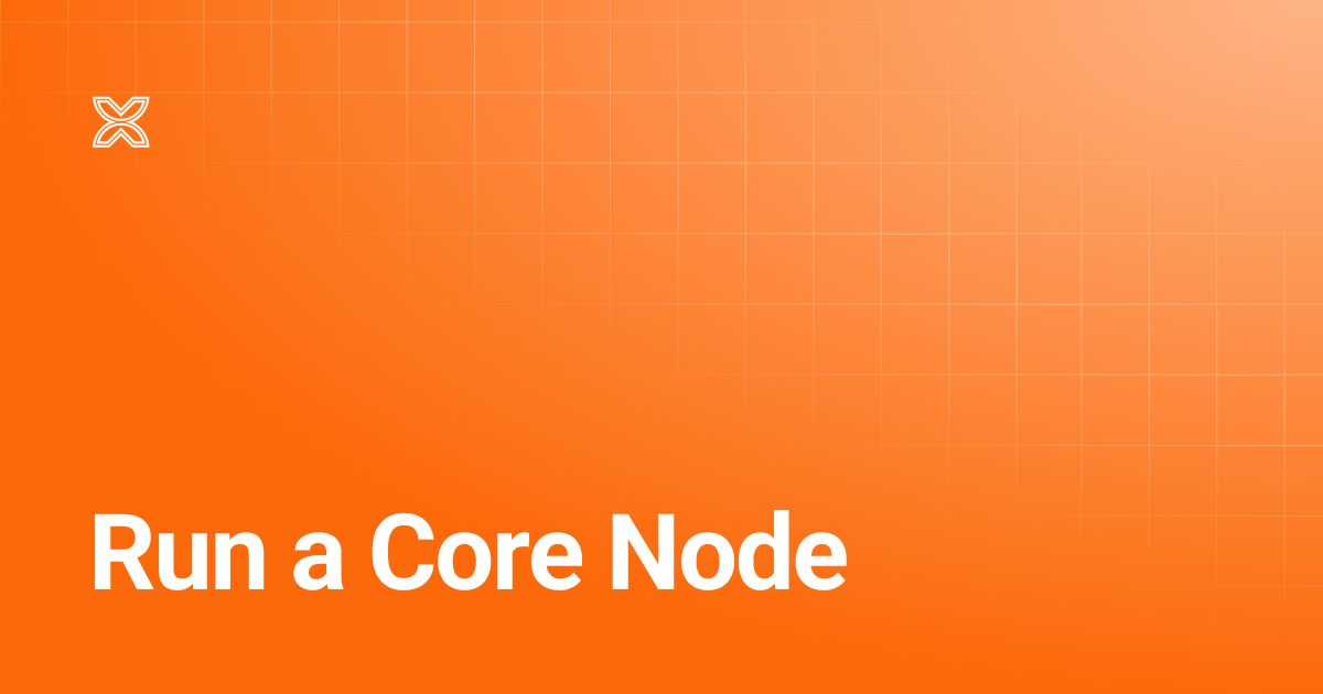 Run a Core Node | Bantu Blockchain Foundation